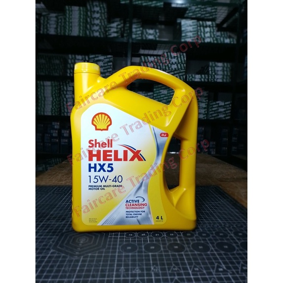 Shell Helix HX5 15W-40 Premium Multigrade Engine Oil 4Liter | Shopee Philippines