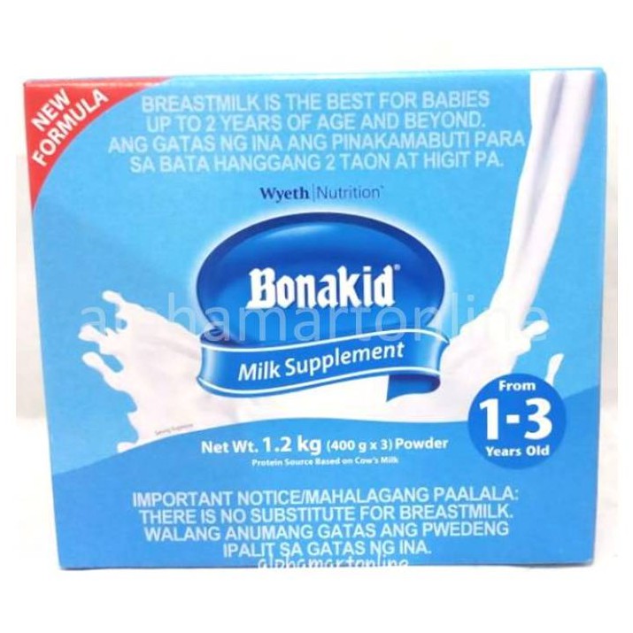 Bonakid 1.2kg (For 1-3 years old) | Shopee Philippines