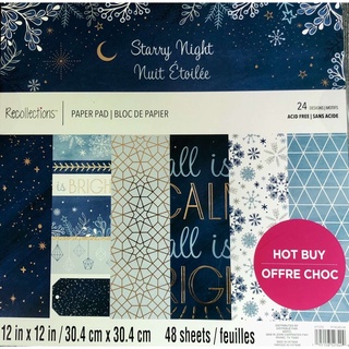 Starry Night Paper Pad by Recollections™, 12x12 | Shopee Philippines
