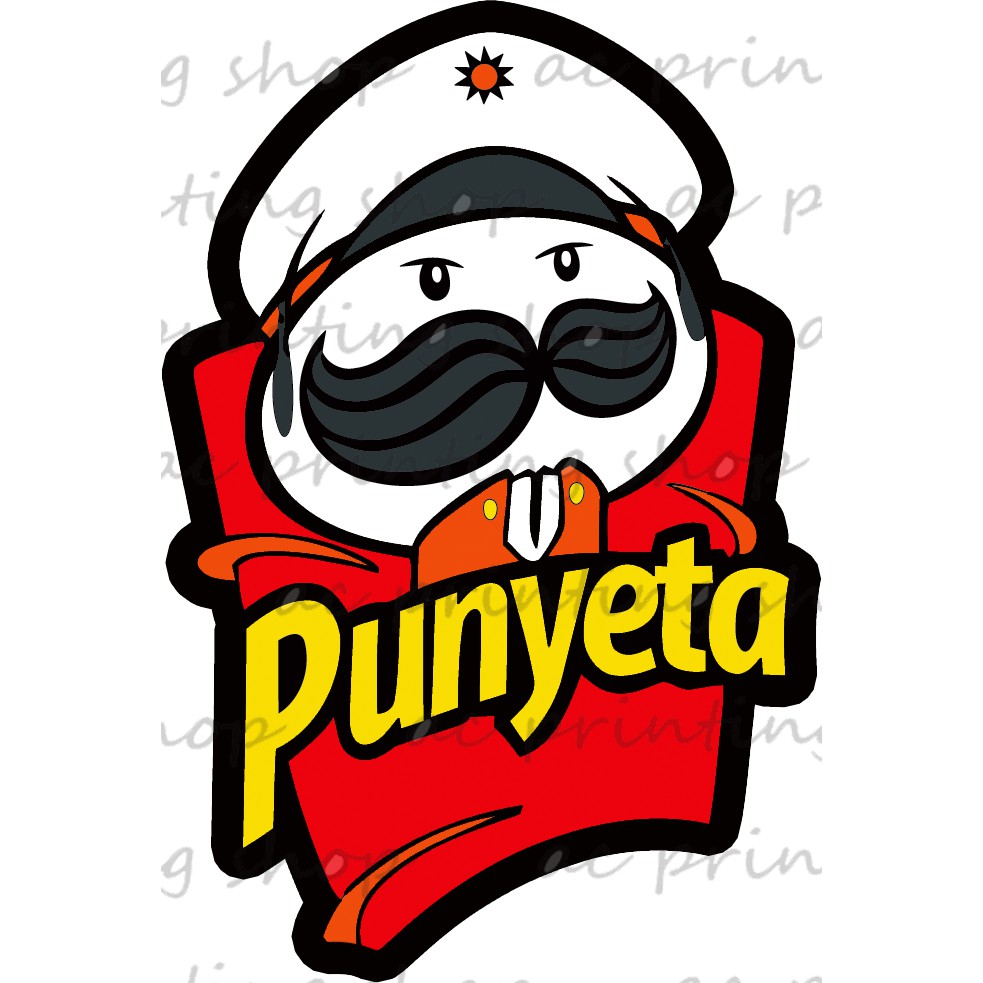 Punyeta Big Size Sticker Waterproof | Shopee Philippines