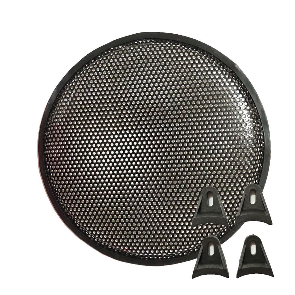 06/08 / 10 / 12 / 15 inch SPEAKER MESH Grill COVER with CLAMP and SCREW ...