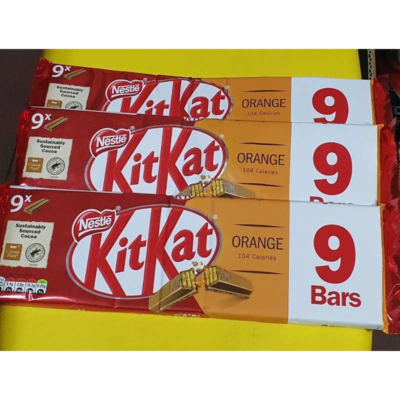 kitkat Orange 9 Bars | Shopee Philippines