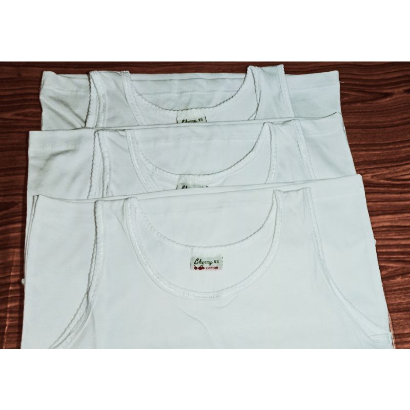 lady sando cherry for kids and teens white cotton | Shopee Philippines