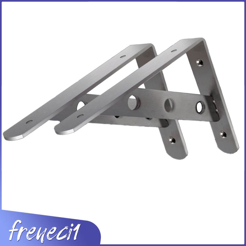 2pcs Stainless Steel Heavy Duty Shelf Bracket Corner Brace Support ...