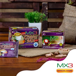 MX3 Mangostana Capsule with MX3 Coffee Mix | Shopee Philippines