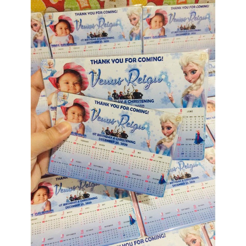 Calendar Ref Magnet Souvenir (free layout any theme) | Shopee Philippines