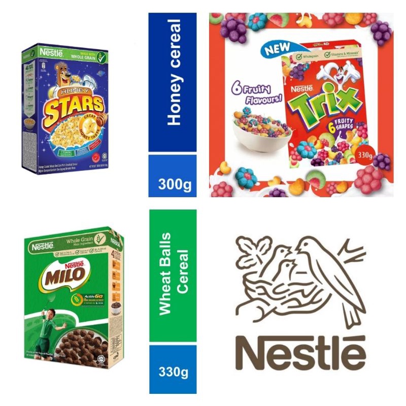 (330g) Nestle Trix Cereal (Kids' Favourite) Nestle Honey Stars Nestle ...