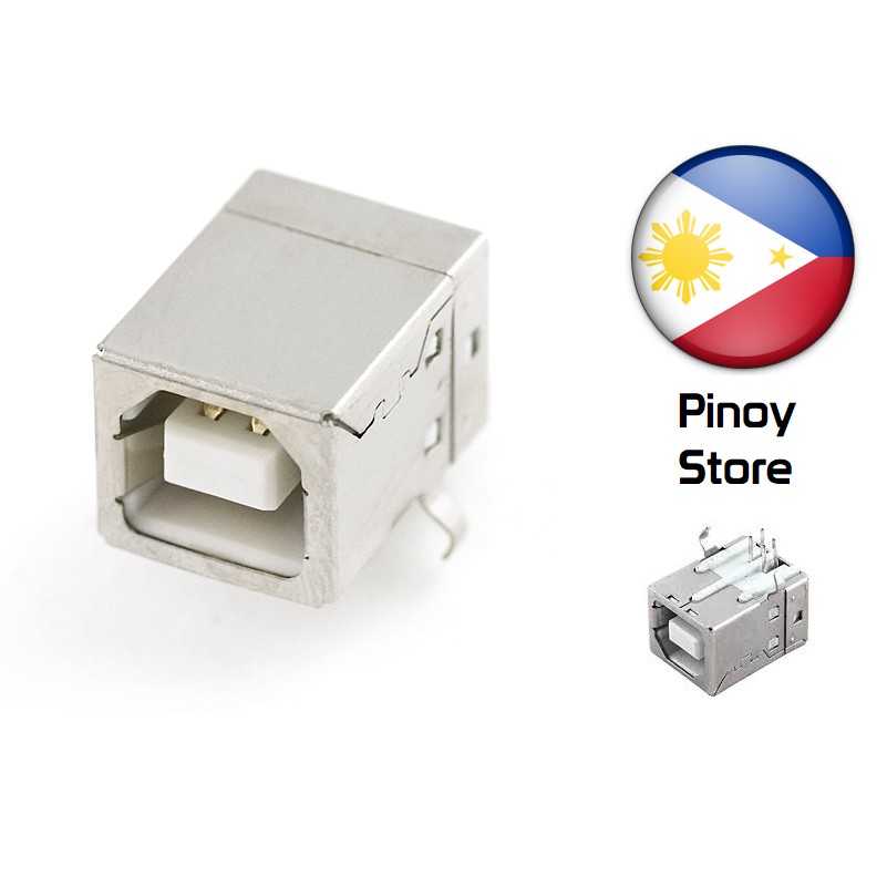 USB Type B Female Connector PN61729 BERG same as Arduino Uno and Mega ...