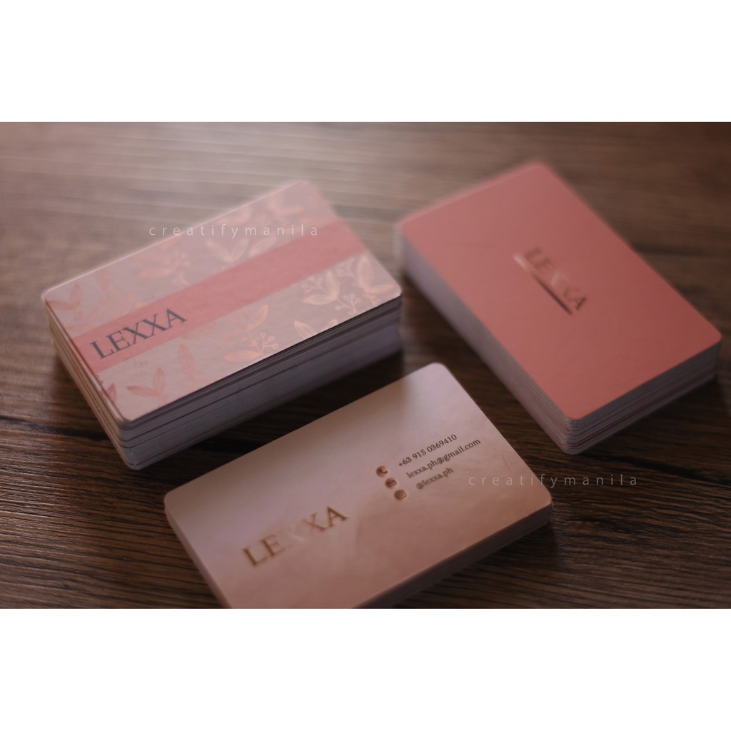 Laminated Calling Card / Business Card | Shopee Philippines