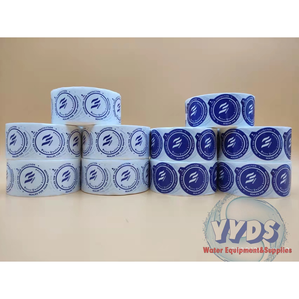 Hygienic Sticker/Non Spill Cap /Round Gallon Sticker(1,000PCS) High ...