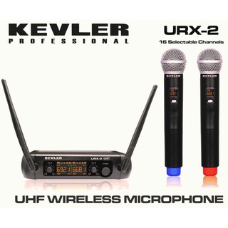Original Kevler URX-2/URX-2H Dual Channel Wireless Microphone 16 ...