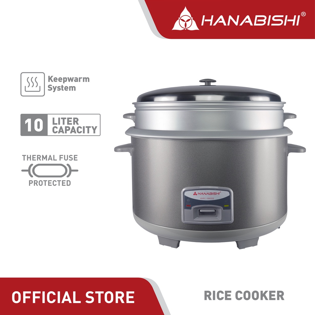 Hanabishi Rice Cooker HHRC100GSS | Shopee Philippines