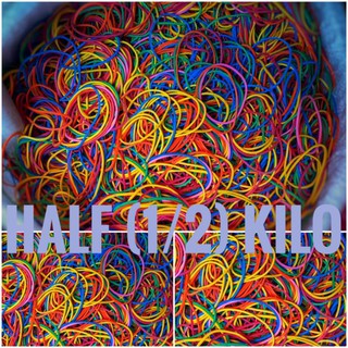 RUBBER BAND (REGULAR) GOMA/LASTIKO | ASSORTED COLOR | 1/2 KILO | Shopee ...