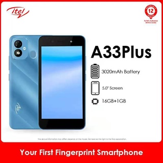 Itel A33 Plus Smart Phone |16GB ROM/1GB RAM | 5'' HD screen| 3020 Mah ...