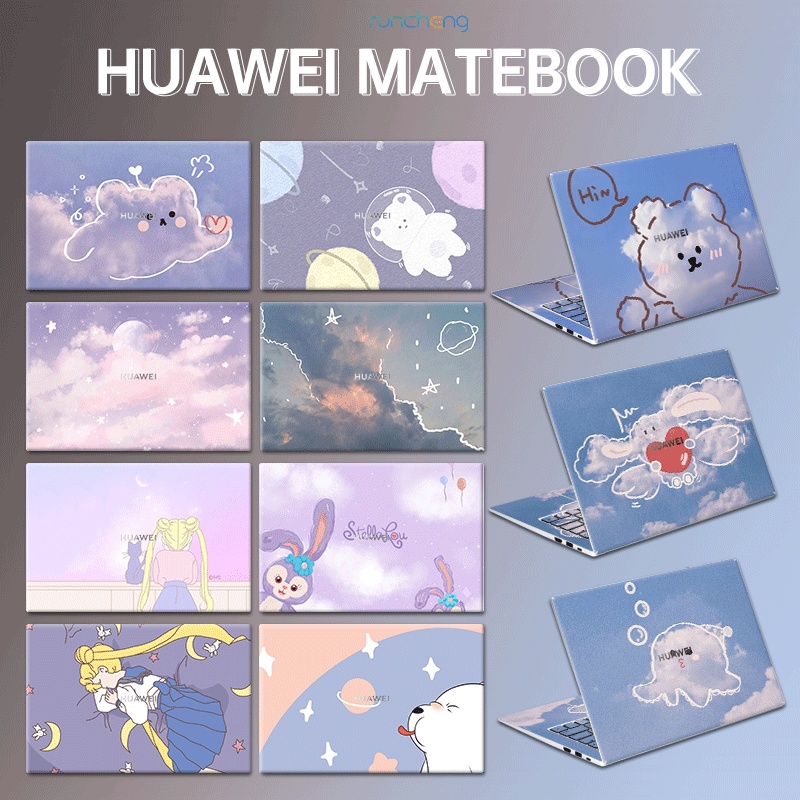 Huawei MateBook D14/D15 laptop Sticker 3 side stickers keyboard cover ...