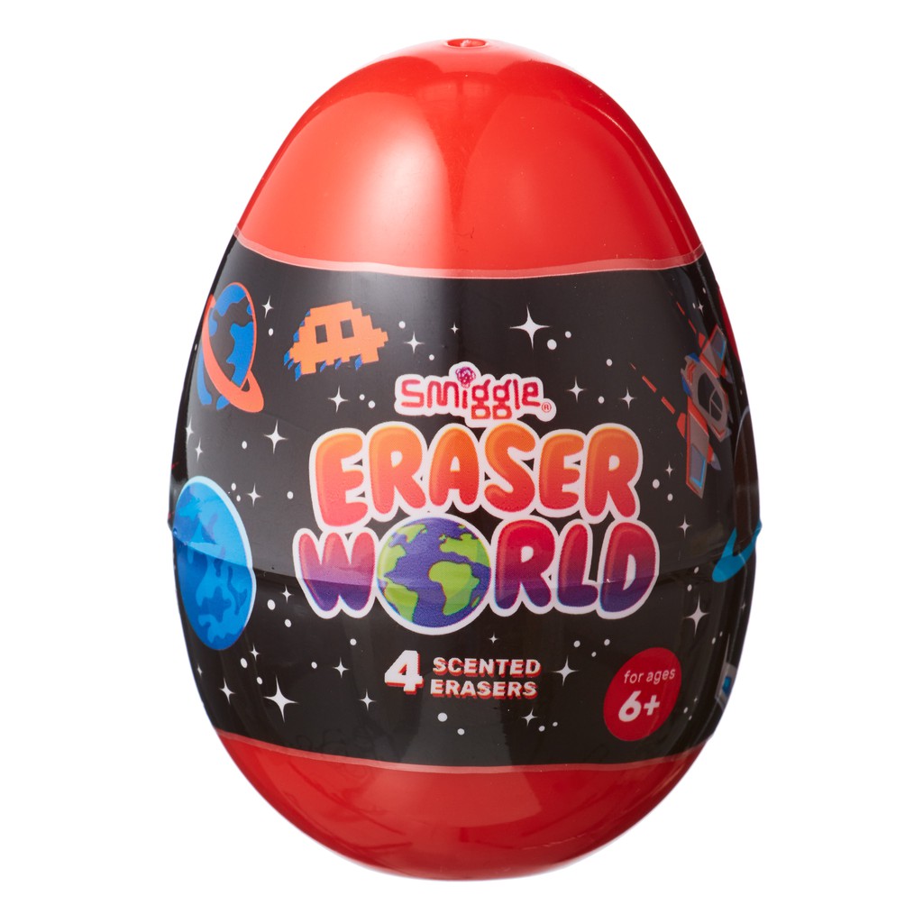 Smiggle Eraser World Scented Erasers Egg (Space) | Shopee Philippines