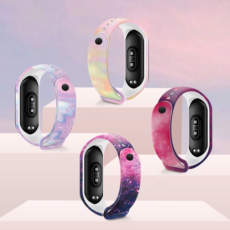 Xiaomi Mi Band 6 5 4 3 Strap Colorful Silicone Replacement Bracelet ...