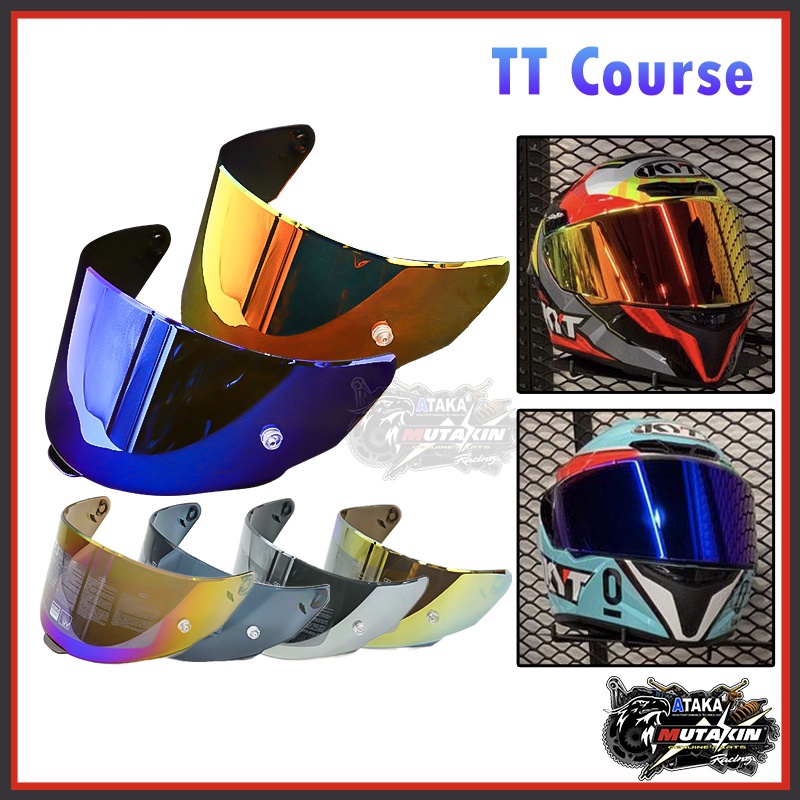 KYT TT Course Visor Lens Revo Lens FIt is Suitable for KYT TT Course ...