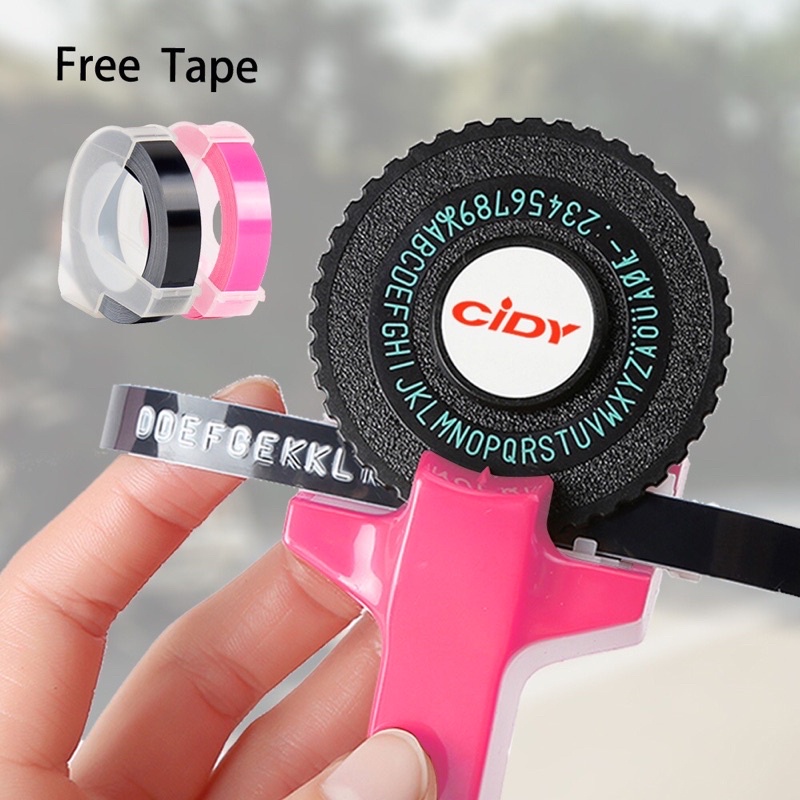 label maker embosed with free 4 rolls tape | Shopee Philippines