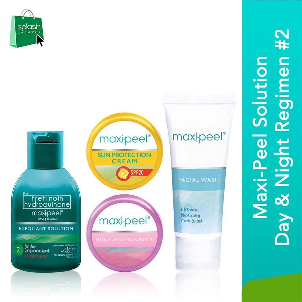 Maxipeel ExFoliant Solution 60ml Get Free Maxipeel Sunblock Cream ...