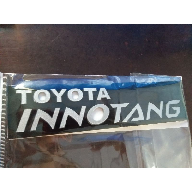TOYOTA INNOVA HOOD EMBLEM (CUSTOMIZED BACK) | Shopee Philippines