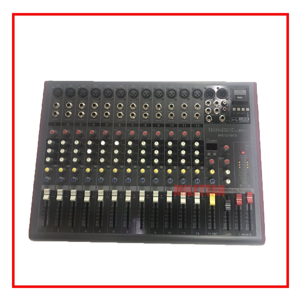 IMIX 12 CHANNELS ULTRA SLIM MIXER | Shopee Philippines