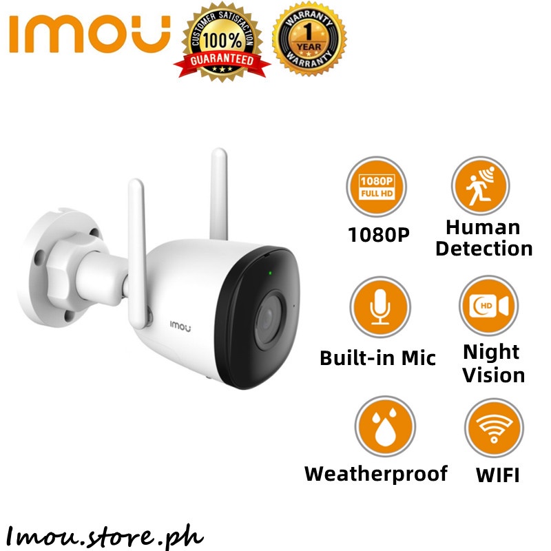 Imou Dahua Wi-Fi Camera 2/4MP Full HD Built-in mic Human Detection ...