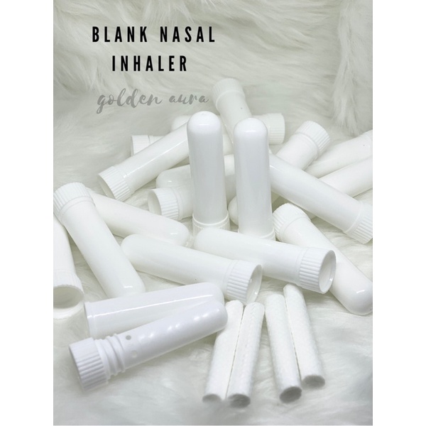 BLANK NASAL INHALER TUBE WHIT COLOR/BLANK NASAL CONTAINER | Shopee ...