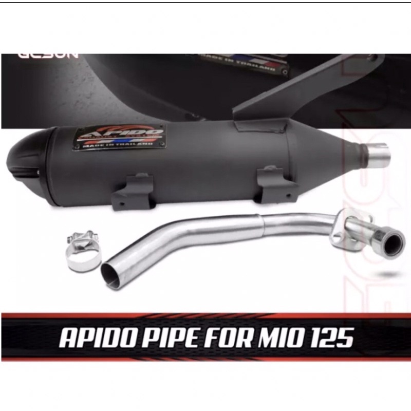 Apido pipe V3 for Mioi125/M3/Souli125/GT125 (made in thailand) | Shopee ...