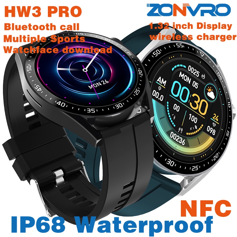 HW3 PRO Smart Watch Men Bluetooth Call Music AI Voice Assistant ...