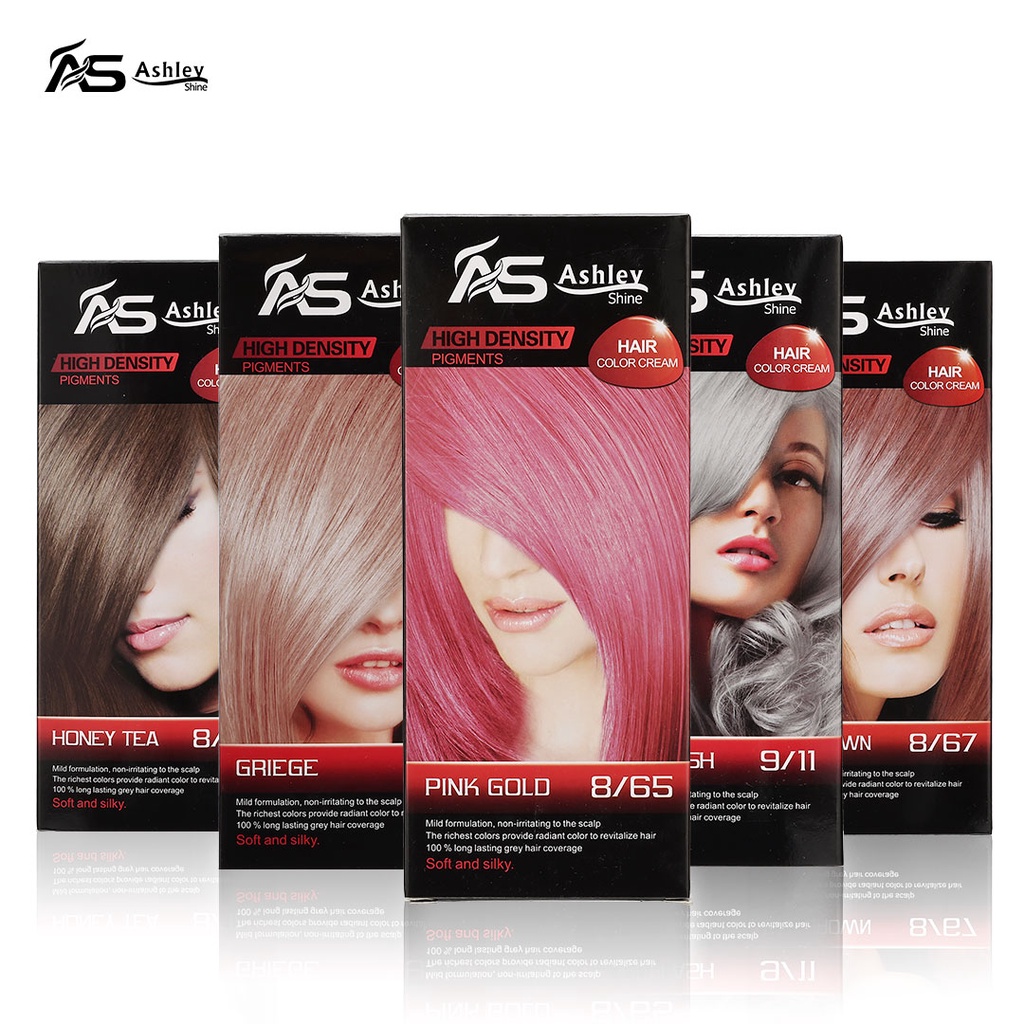 Ashley Bio-Keratin Hair Color with Oxidizing cream Fashion Color (60ml ...