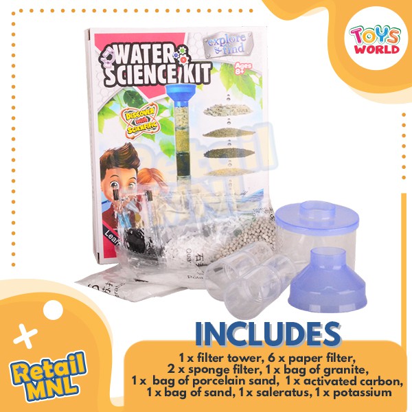 Kid Scientist Series Water Filtration Science Kit Experiment Toy ...