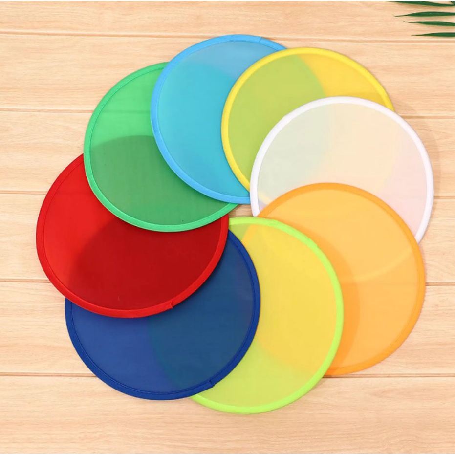 Quality Foldable Round Fan Nylon Mini Round Disc Portable Fan Folding ...