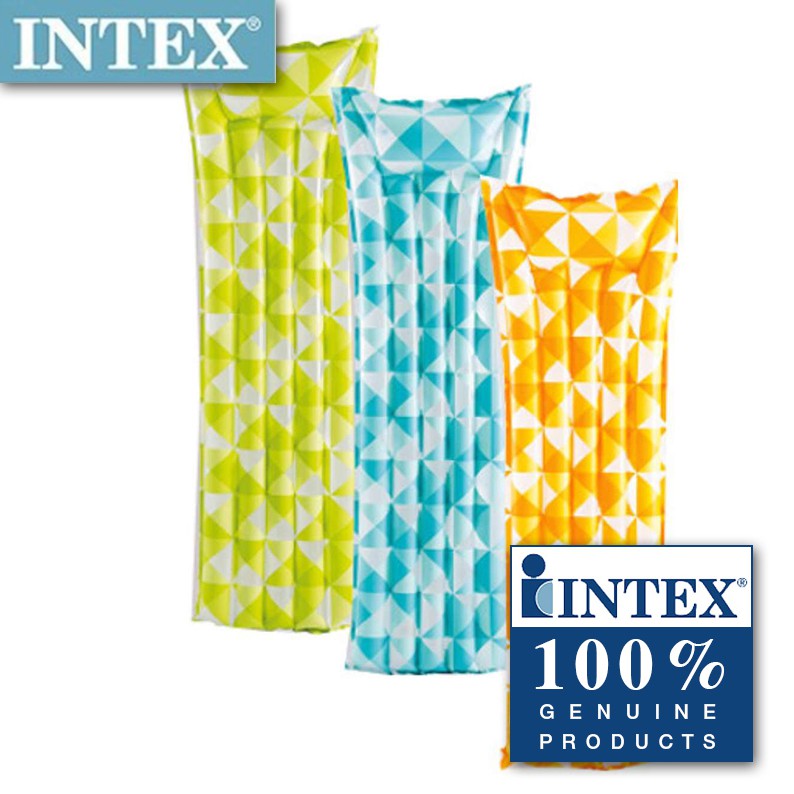 Intex 59712 Inflatable Mosaic Mats 72" x 27" | Shopee Philippines