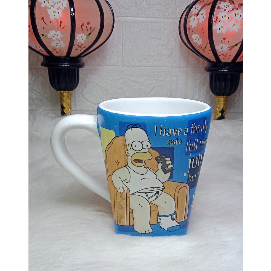 2003 ENGLAND THE SIMPSONS STONEWARE CERAMIC MUG COLLECTIBLE | Shopee ...