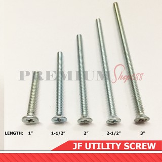 Utility Box Junction Box Screw Flat Pan Head 1" 1-1/2" 2" 2-1/2" 3" 1 1 ...