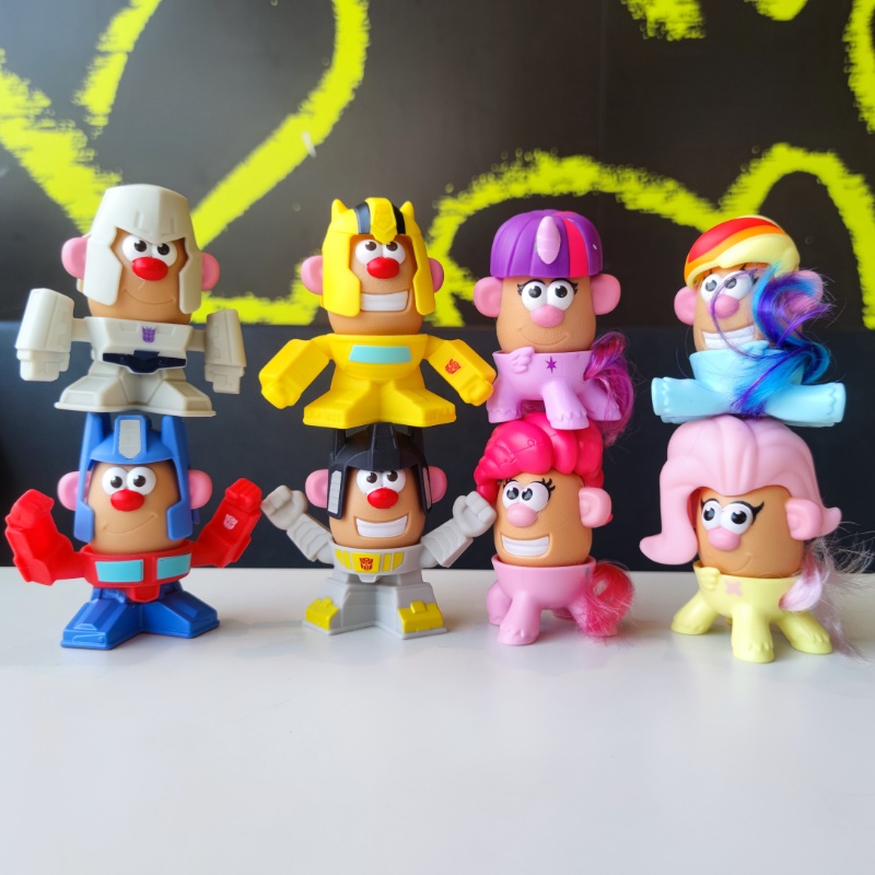 2022 McDonald's Mr. Potato Transformers Pony Polly 8pcs Toys, McDonald ...