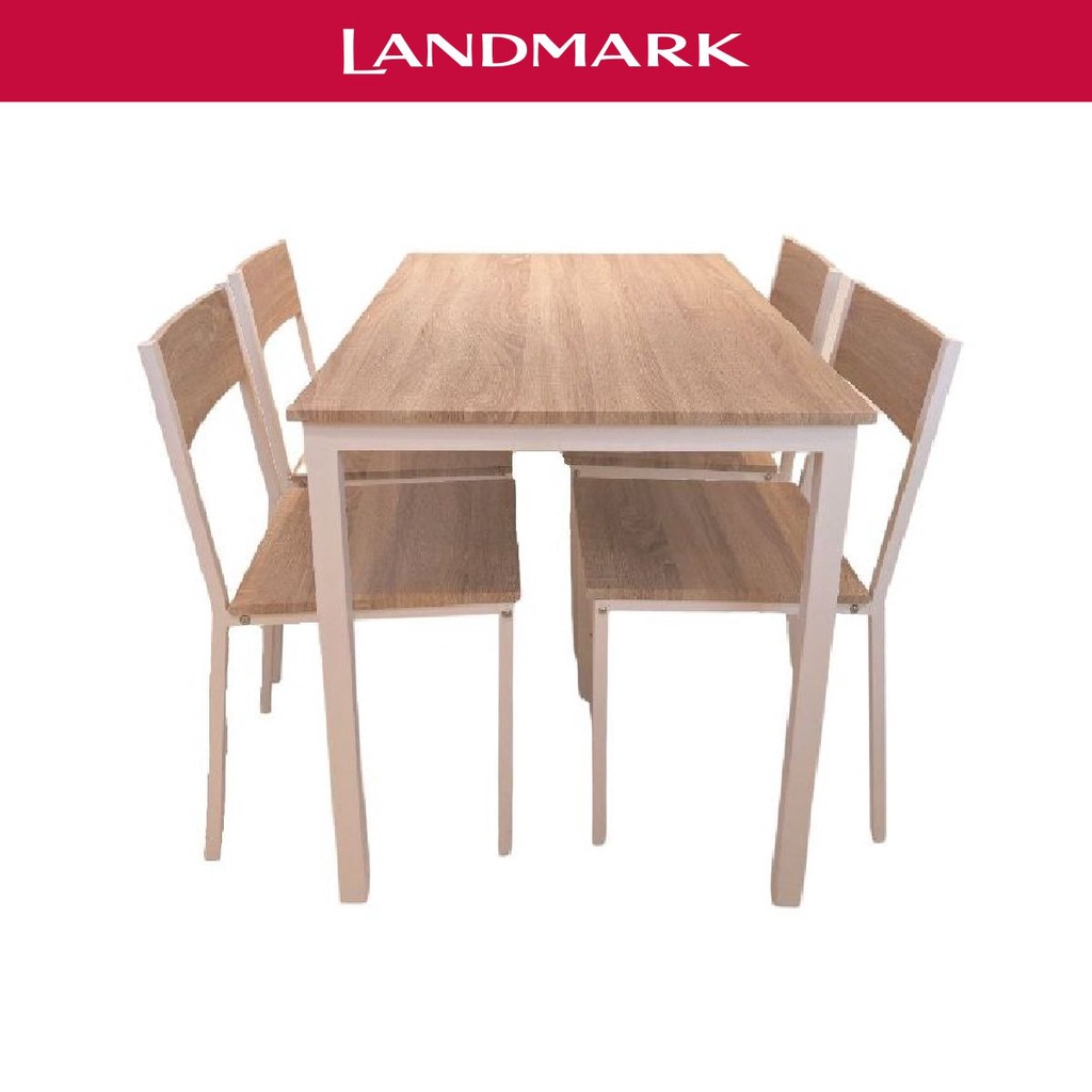 Landmark 4-Seater Dining Set - 110 x 70 x 75cm | Shopee Philippines