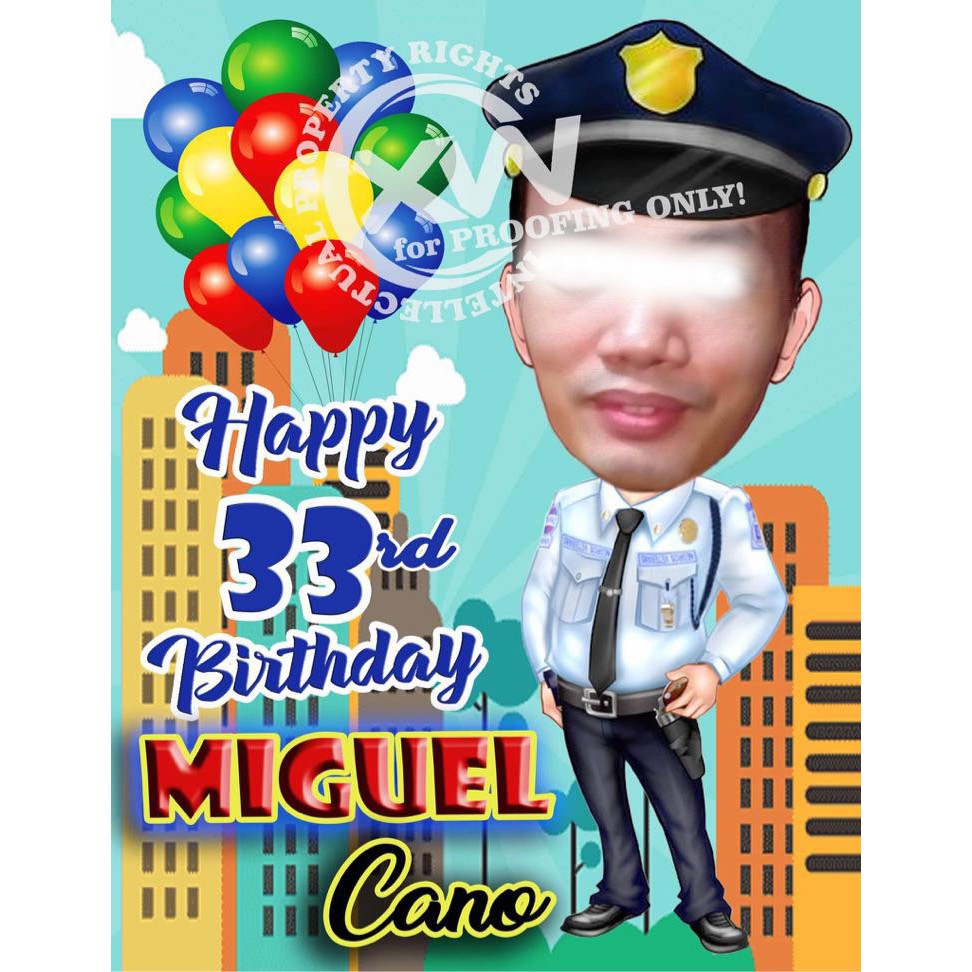 Cake Topper - SECURITY GUARD | Shopee Philippines