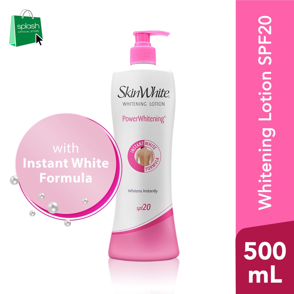 SkinWhite PowerWhitening Instant White Lotion SPF20 500mL | Shopee ...