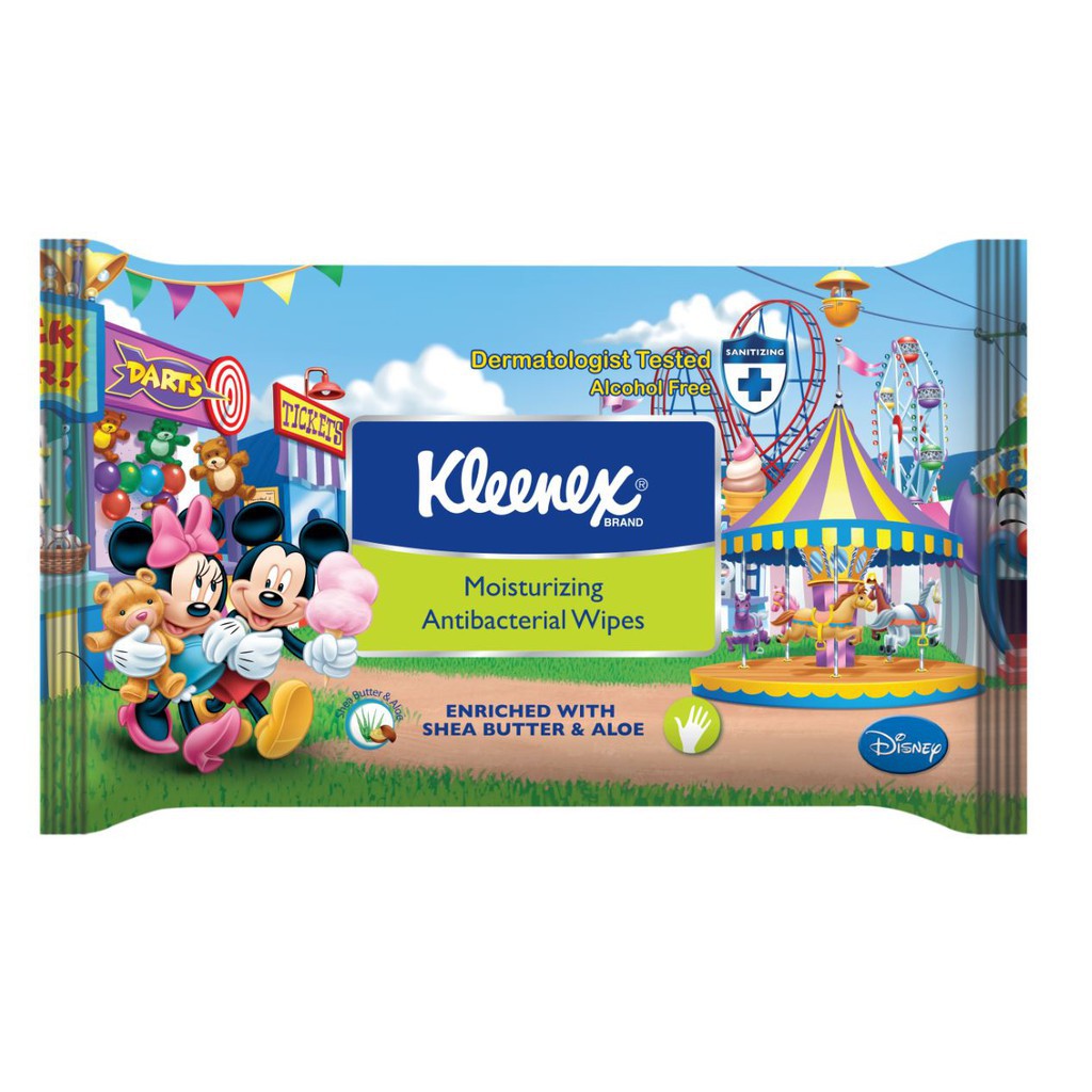 Kleenex Wipes Antibacterial 40s | Shopee Philippines