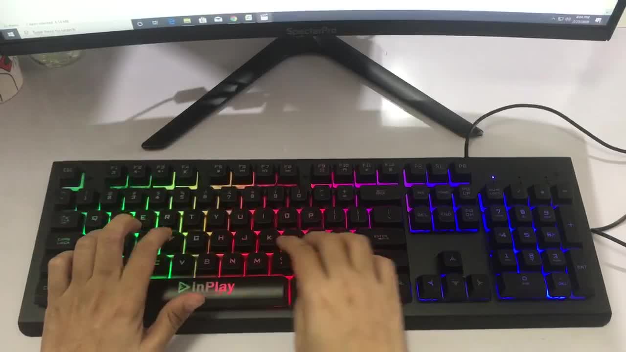 InPlay Dark Knight DK104 or DK 87 RGB Led Gaming Keyboard | Shopee ...