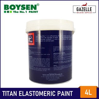 Titan Superflex Elastomeric Paint - 4L (Part 2) | Shopee Philippines