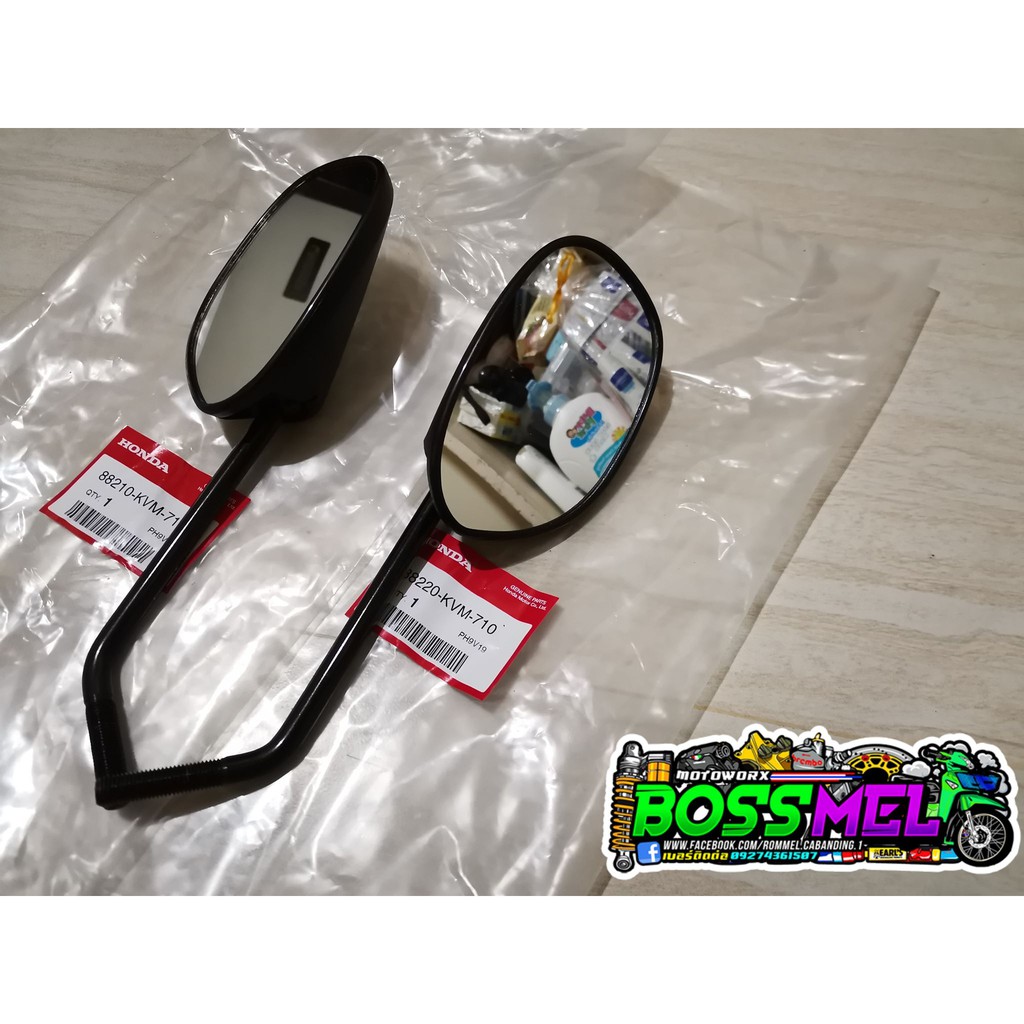 Honda Genuine Side Mirror -Wave 125/Wave 100/Xrm 125/Dash 110 | Shopee ...