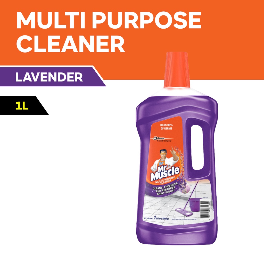 Mr. Muscle All Purpose Cleaner 1L - Wild Lavender | Shopee Philippines