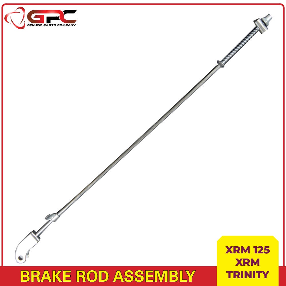 Honda XRM 125, XRM Trinity GPC Brake Rod Assembly (with Nut & Joint ...