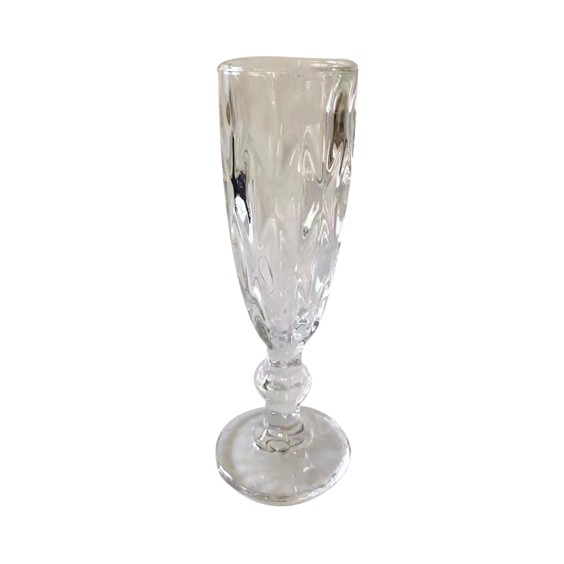 Diamond Champagne Glass Clear 190ml | Shopee Philippines