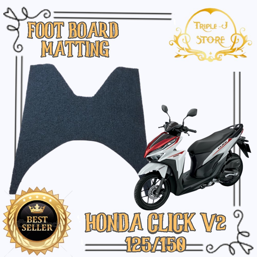 HONDA CLICK 125/150 V2 FOOTBOARD CARPET MATTING (NOODLE TYPE) FOR ...