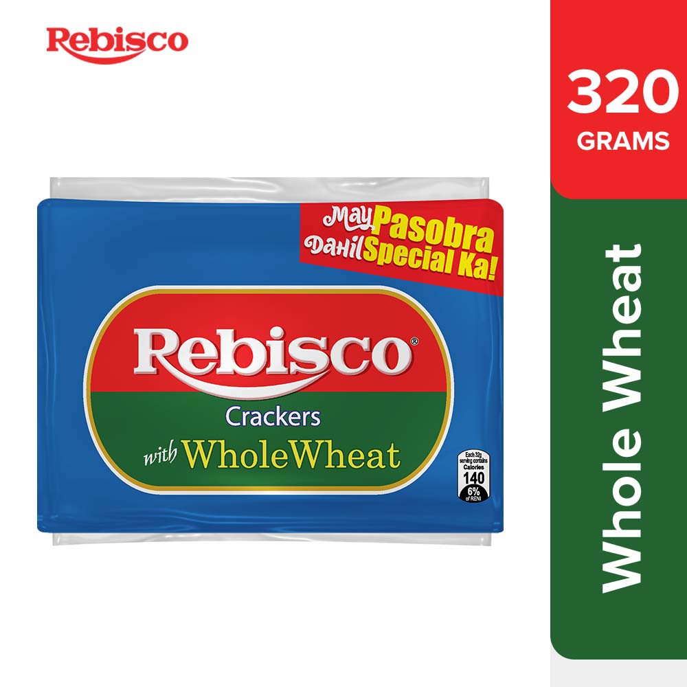Rebisco Crackers Whole Wheat 32g x 10pcs | Shopee Philippines