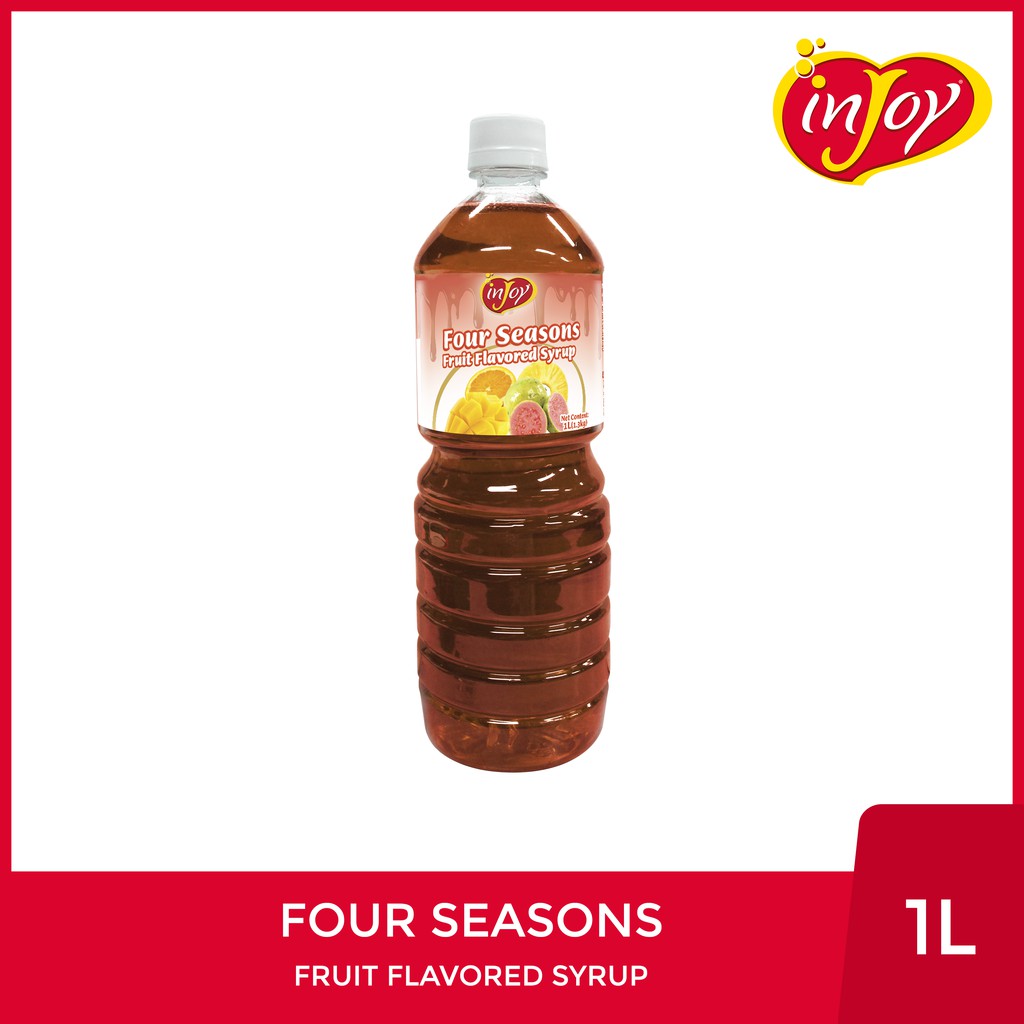 inJoy Four Seasons Fruit Flavored Syrup 1L | Shopee Philippines
